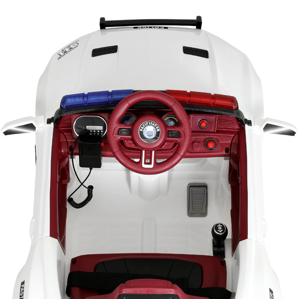 Rigo Kids Ride On Car Electric Patrol Police Cars Battery Powered Toys ...